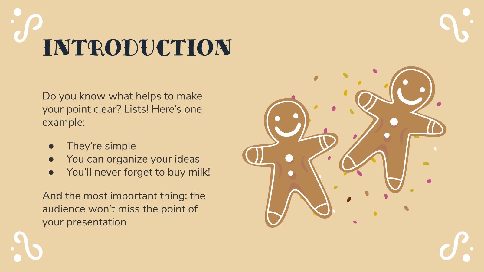 Gingerbread House Workshop | Google Slides & PPT template