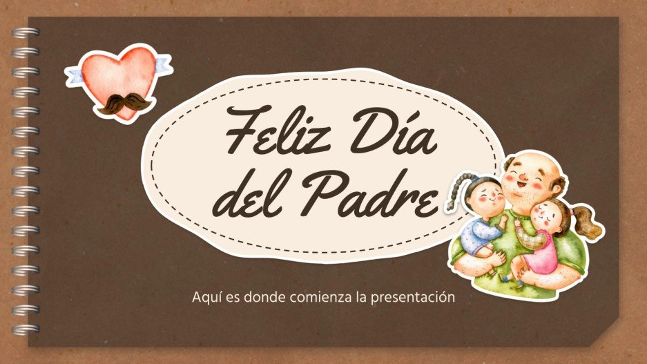 Spanish Father's Day | Google Slides & PowerPoint