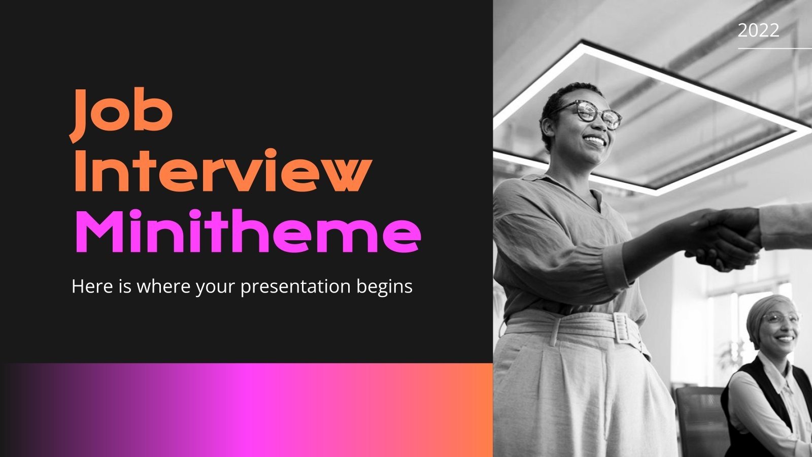 Job Interview Minitheme | Google Slides & PPT