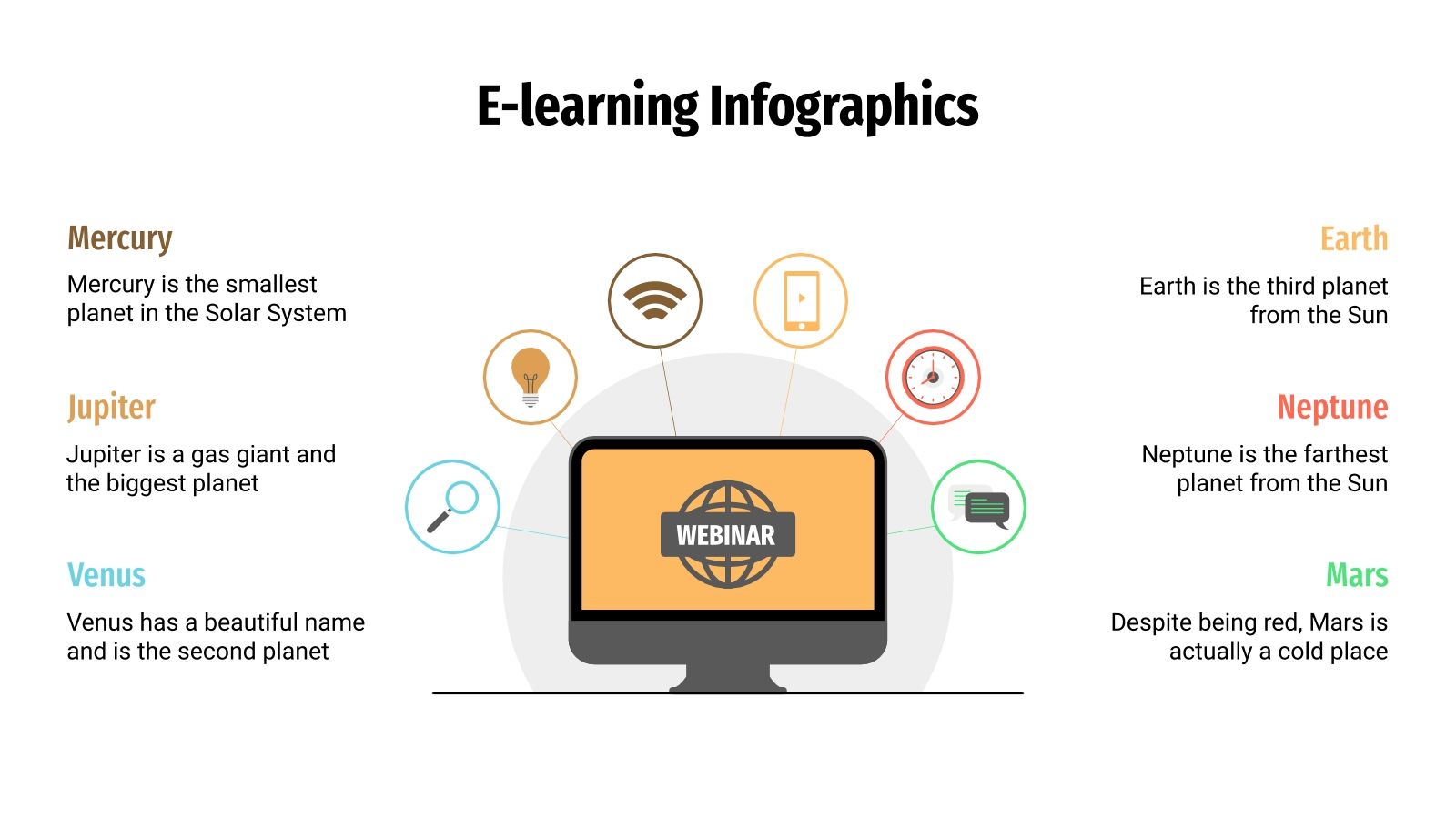 E-learning Infographics | Template for Google Slides and PowerPoint