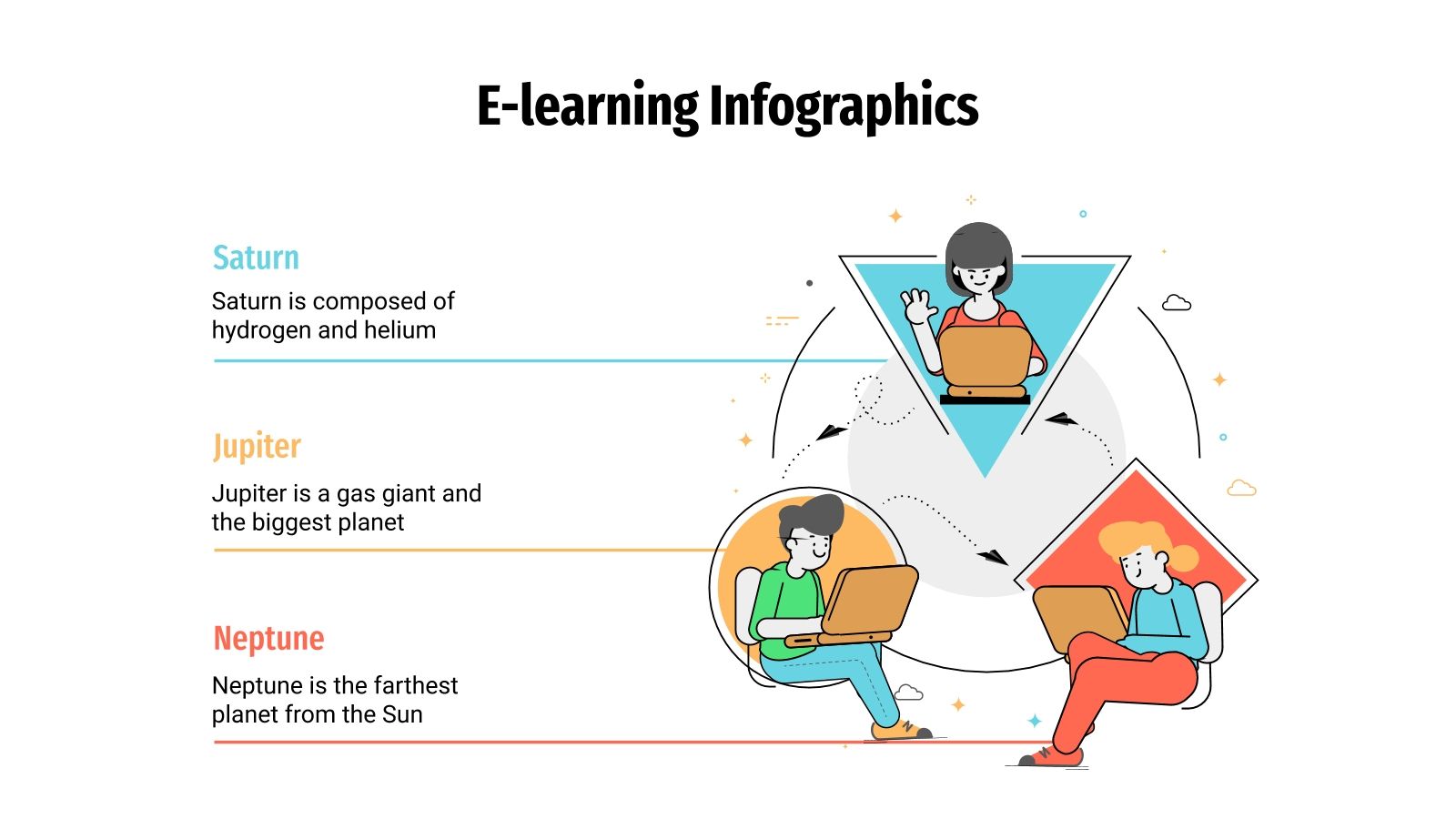 E-learning Infographics | Template for Google Slides and PowerPoint