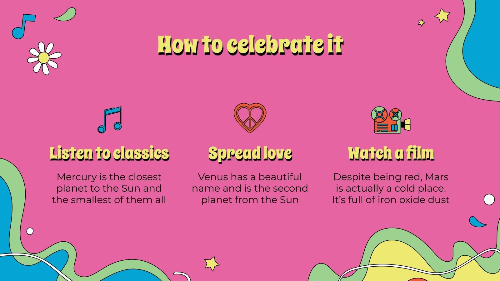 Global Famous Beetle Music Band Day | Google Slides & PPT