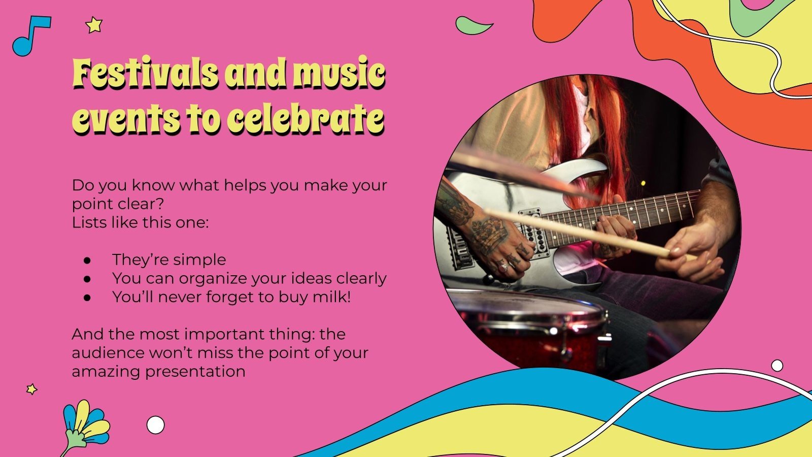 Global Famous Beetle Music Band Day | Google Slides & PPT