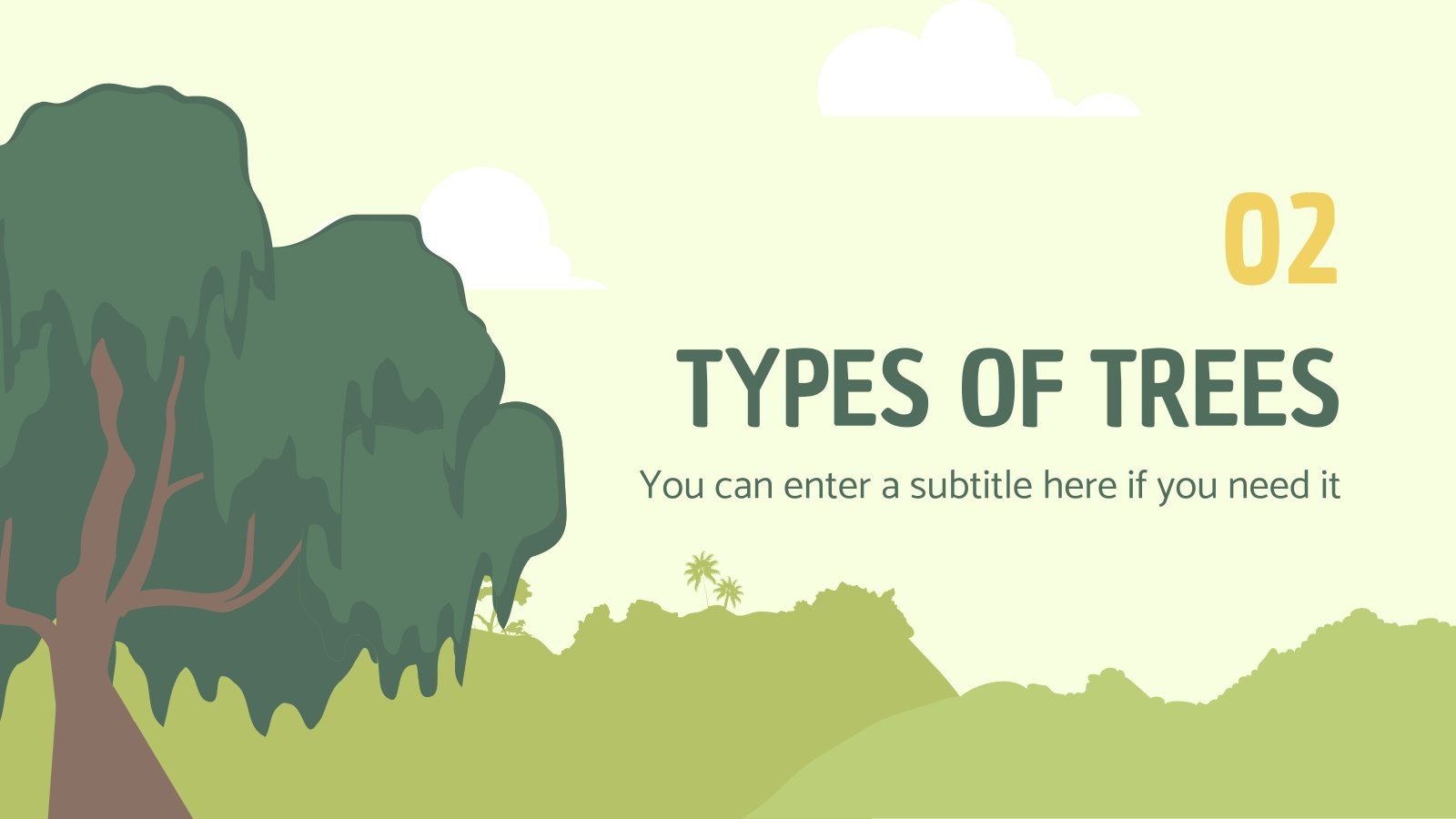 Parts & Types of Trees for Education | Google Slides & PPT