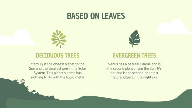 Parts & Types of Trees for Education | Google Slides & PPT