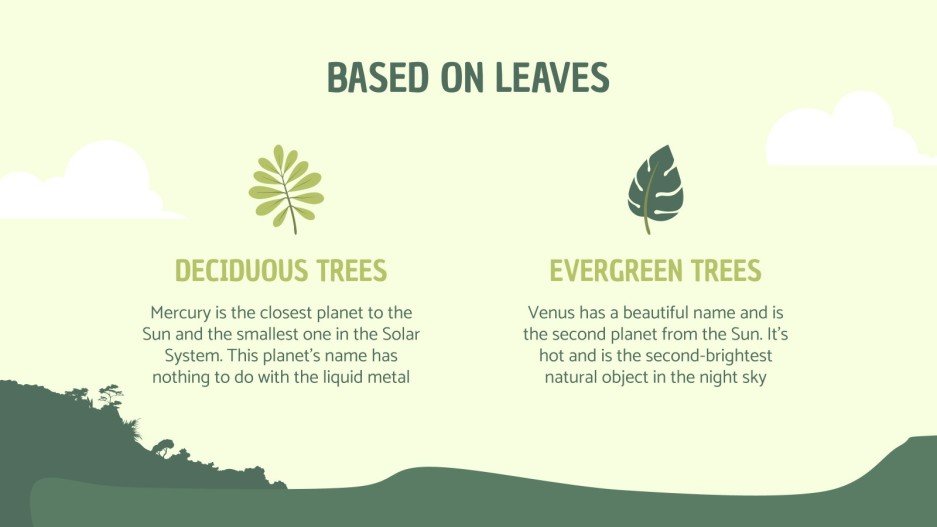 Parts & Types of Trees for Education | Google Slides & PPT