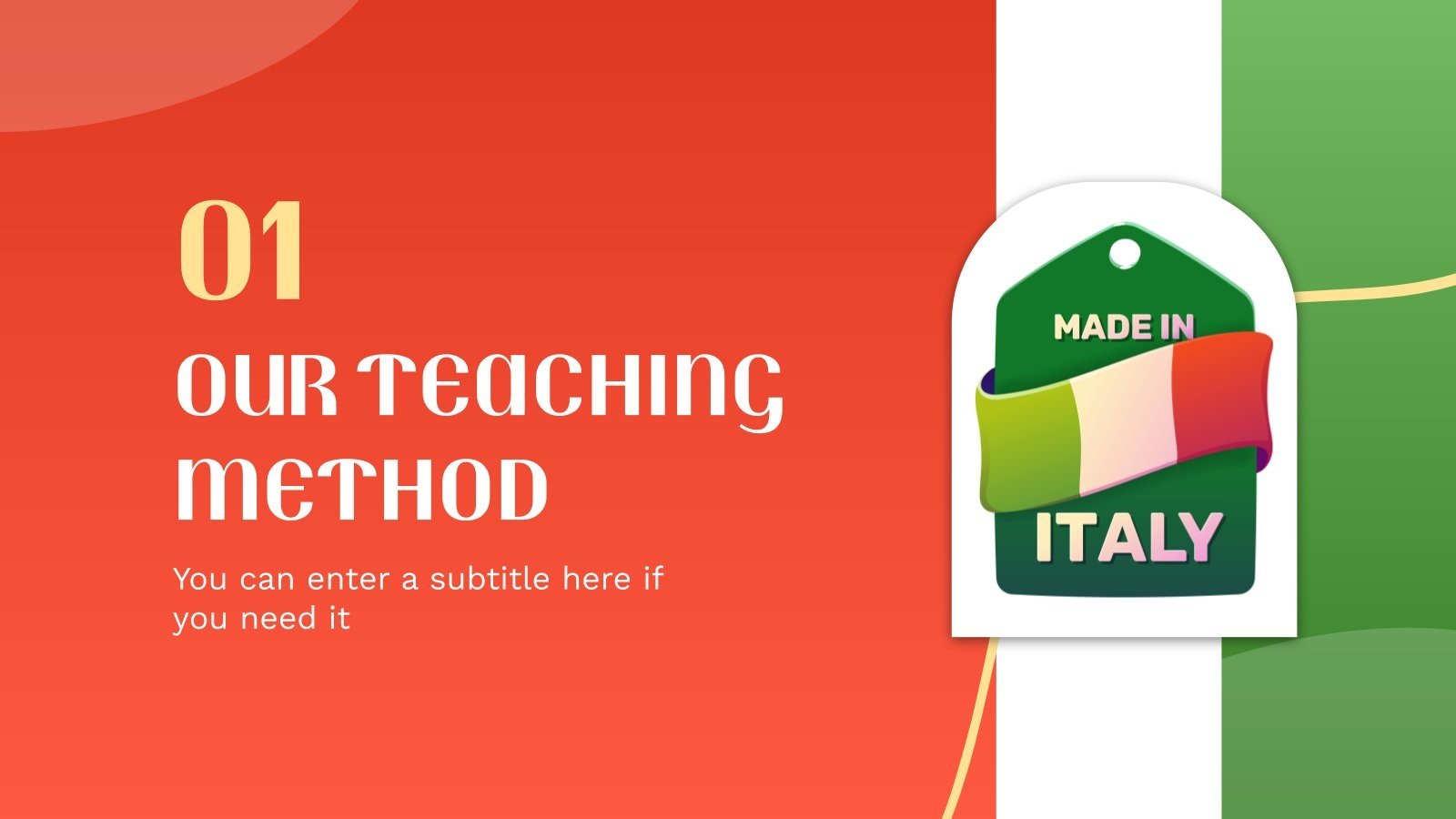 Italian Language Center | Google Slides & PowerPoint