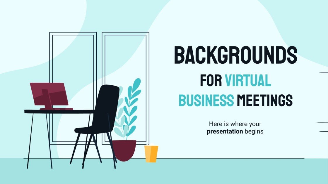 Backgrounds for Virtual Business Meetings | Google Slides & PPT