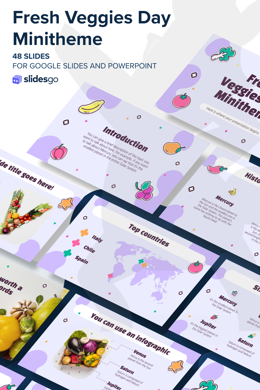 Fresh Veggies Day Minitheme | Google Slides & PowerPoint