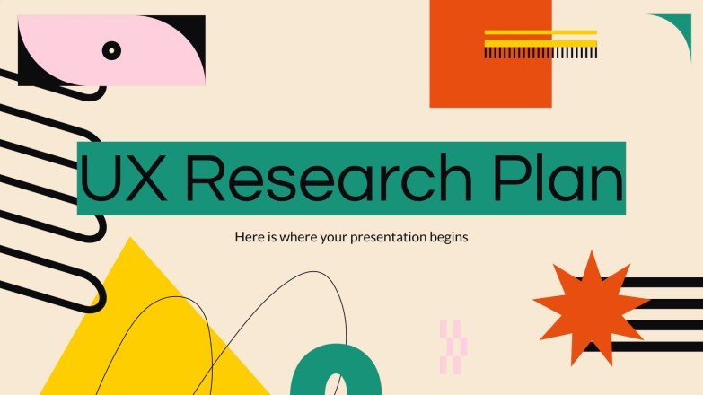 UX Research Plan | Google Slides & PowerPoint