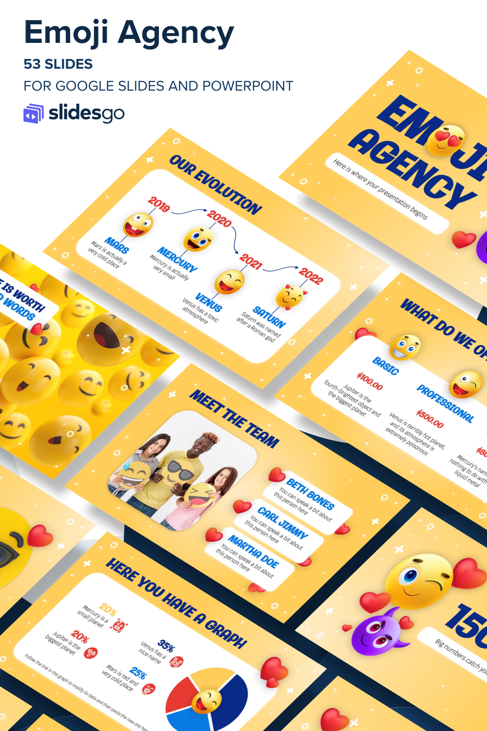 Emoji Agency | Google Slides & PowerPoint
