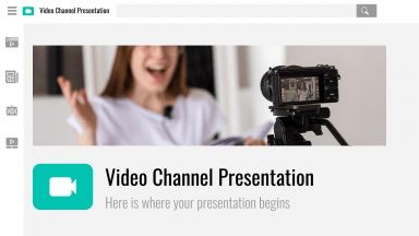 Video channel presentation | Google Slides & PPT theme