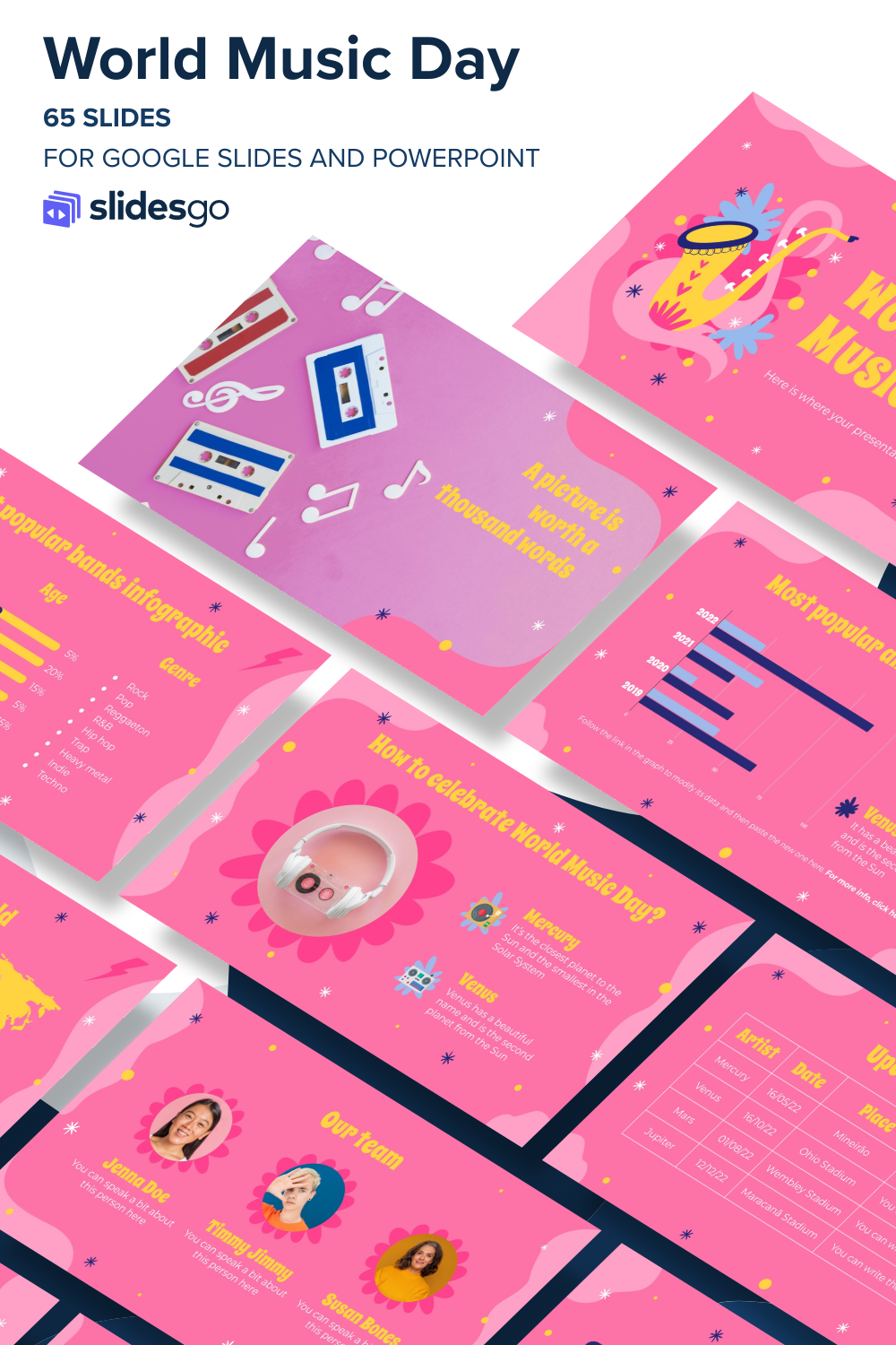 World Music Day | Google Slides & PowerPoint