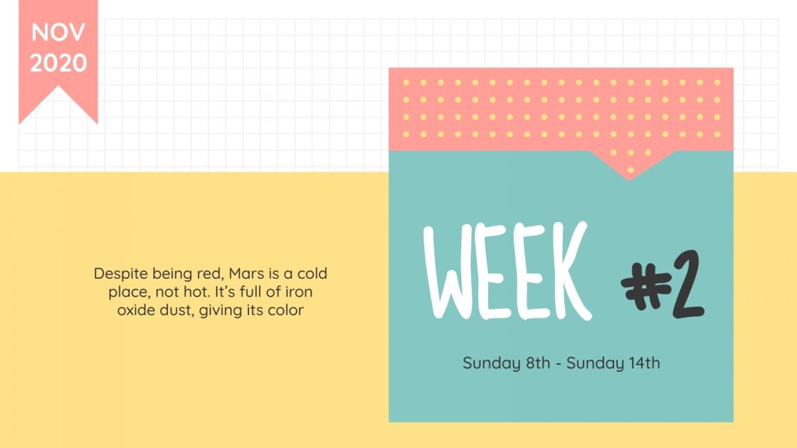 November Daily Slides | Google Slides & PPT template