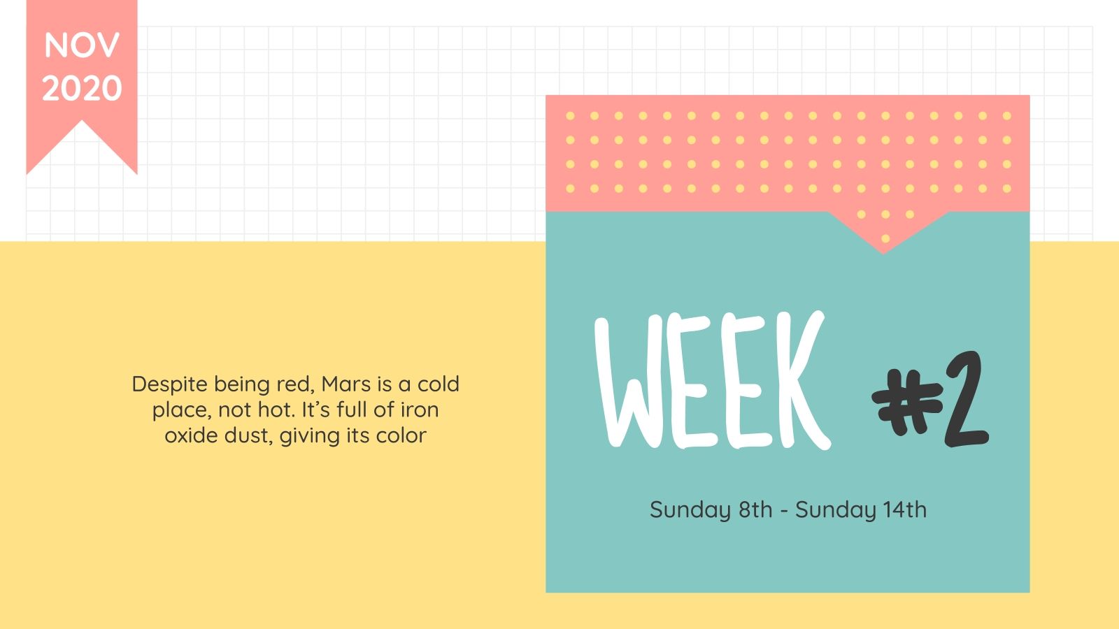 November Daily Slides | Google Slides & PPT template