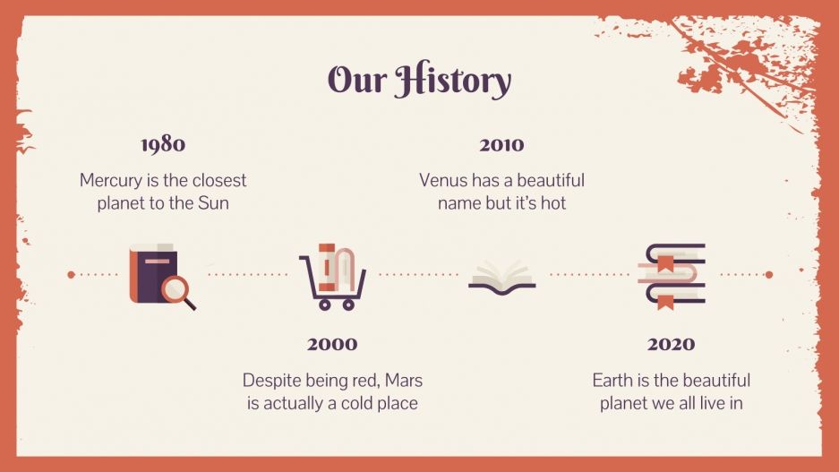 Book Shop Company Profile | Google Slides & PPT template