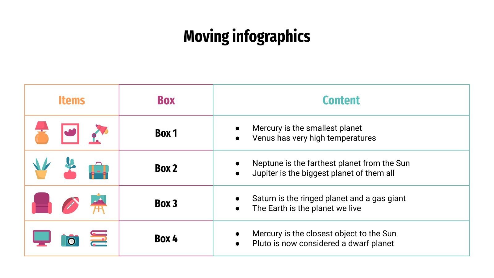 Moving Infographics | Google Slides & PowerPoint