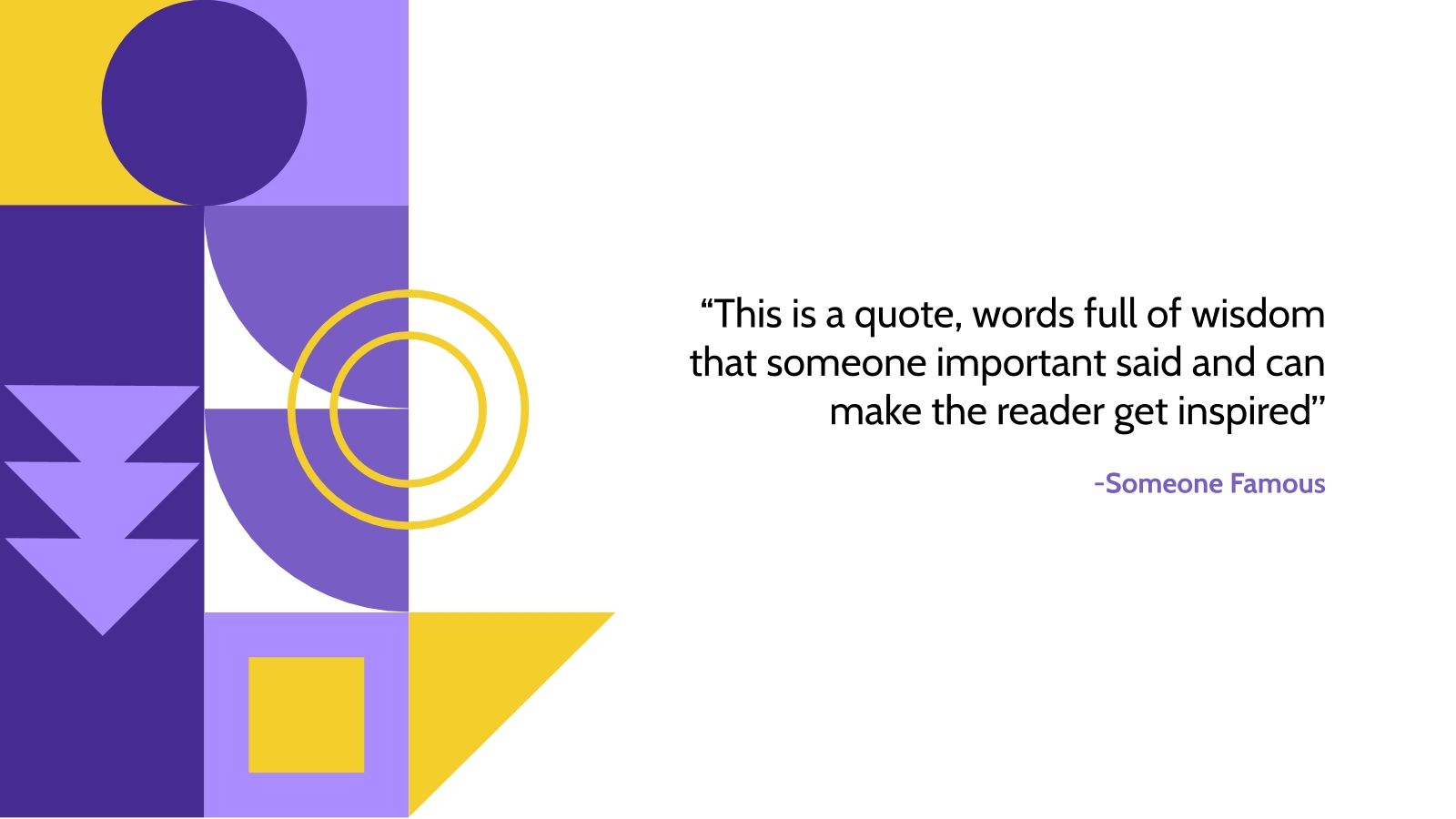 Geometric Philosophy lesson | Google Slides & PPT theme