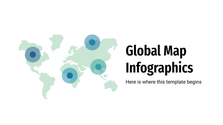 Infografías gratis de mapas para Google Slides y PowerPoint