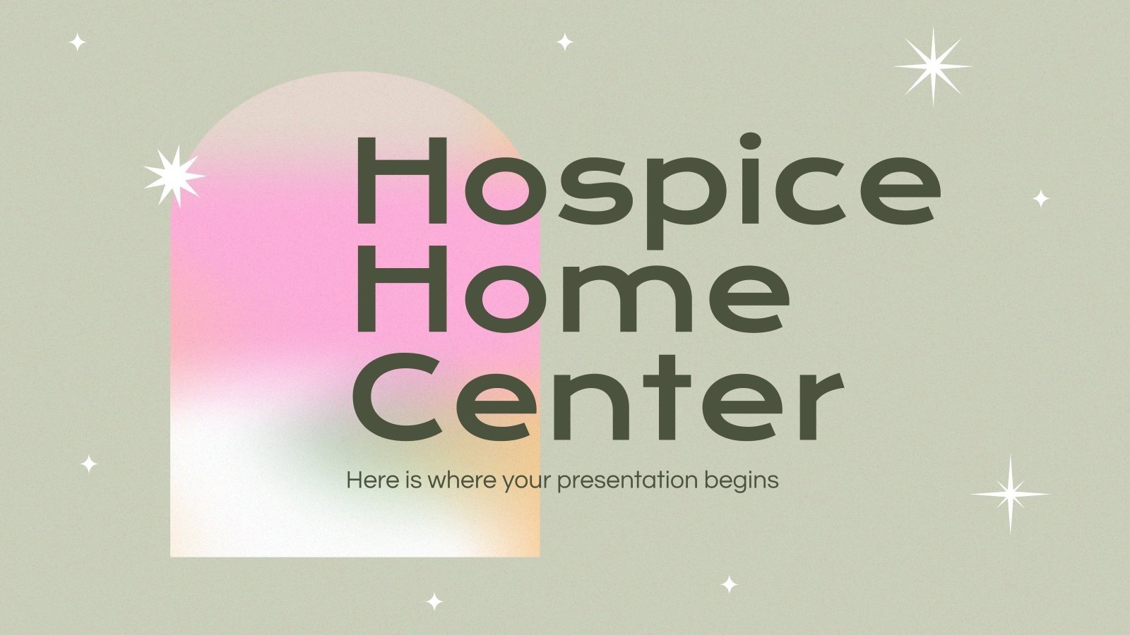 Hospice Home Center | Google Slides & PowerPoint template