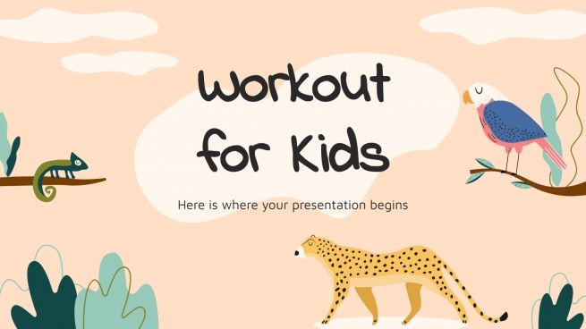 Workout for Kids | Template for Google Slides and PowerPoint