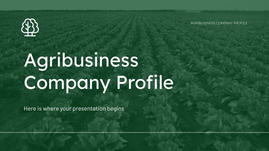 Agribusiness Company Profile | Google Slides & PowerPoint