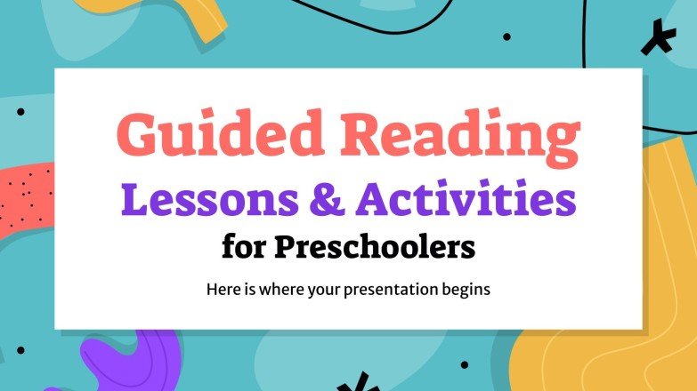 Guided Reading Lessons & Activities for Preschoolers