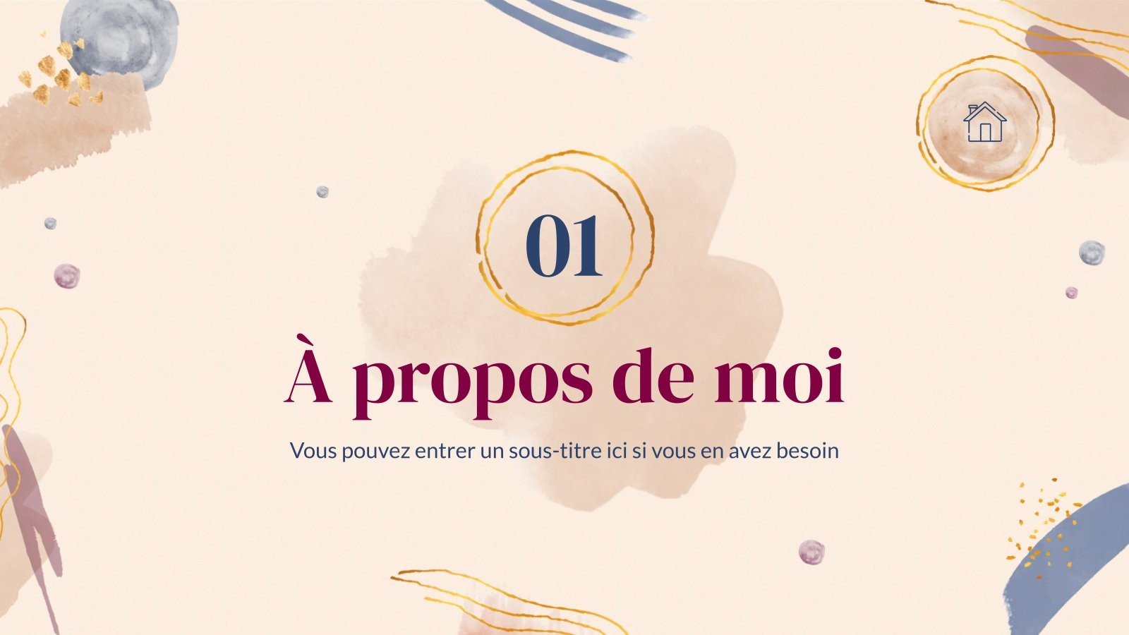 French Artist Porfolio | Google Slides & PowerPoint