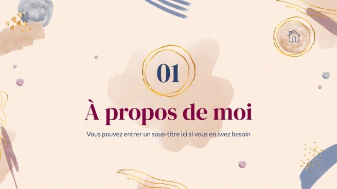 French Artist Porfolio | Google Slides & PowerPoint