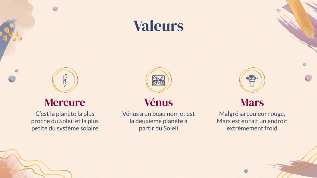 French Artist Porfolio | Google Slides & PowerPoint