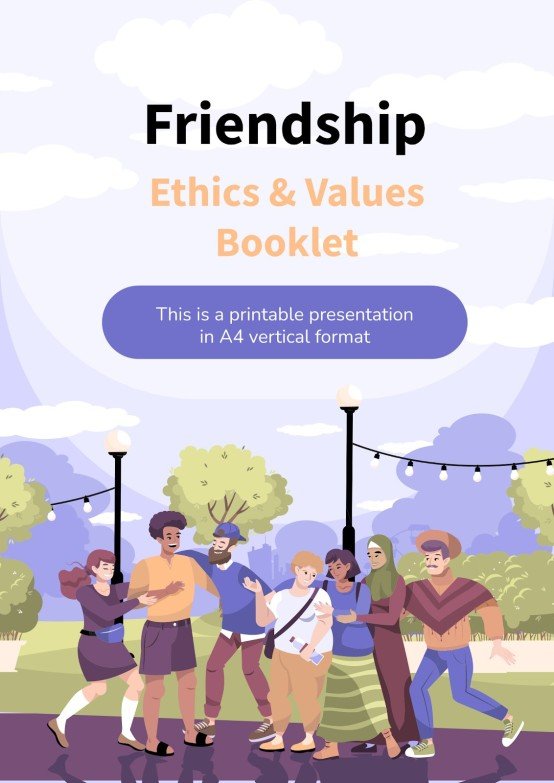 Friendship Ethics & Values Booklet | Google Slides & PPT