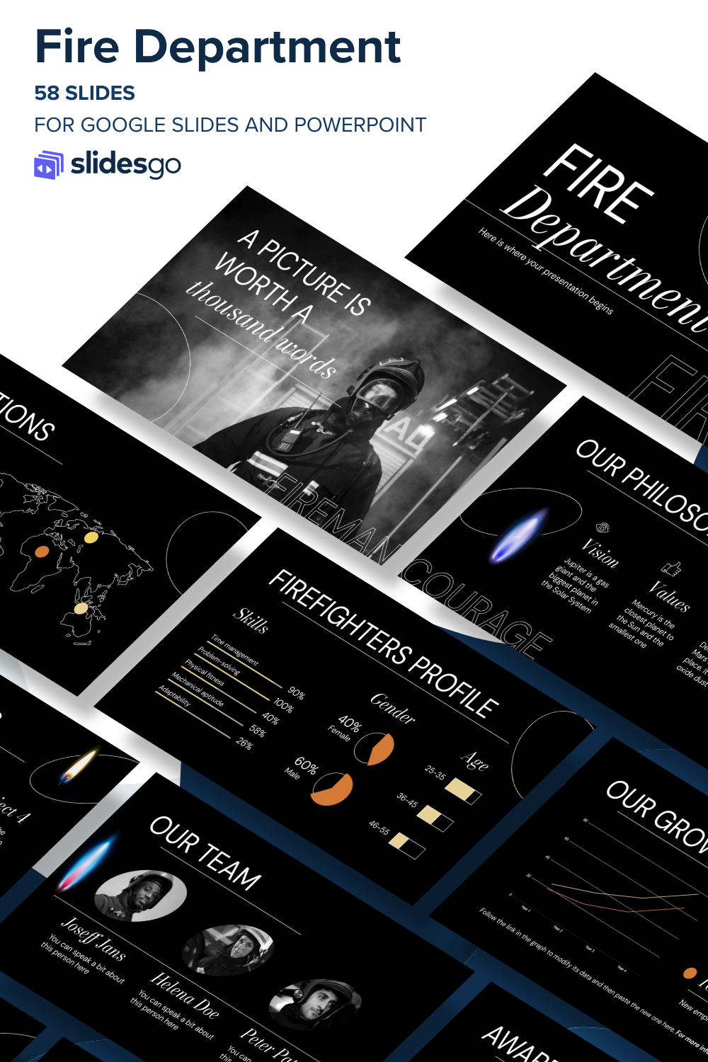 Fire Department | Google Slides & PowerPoint Template