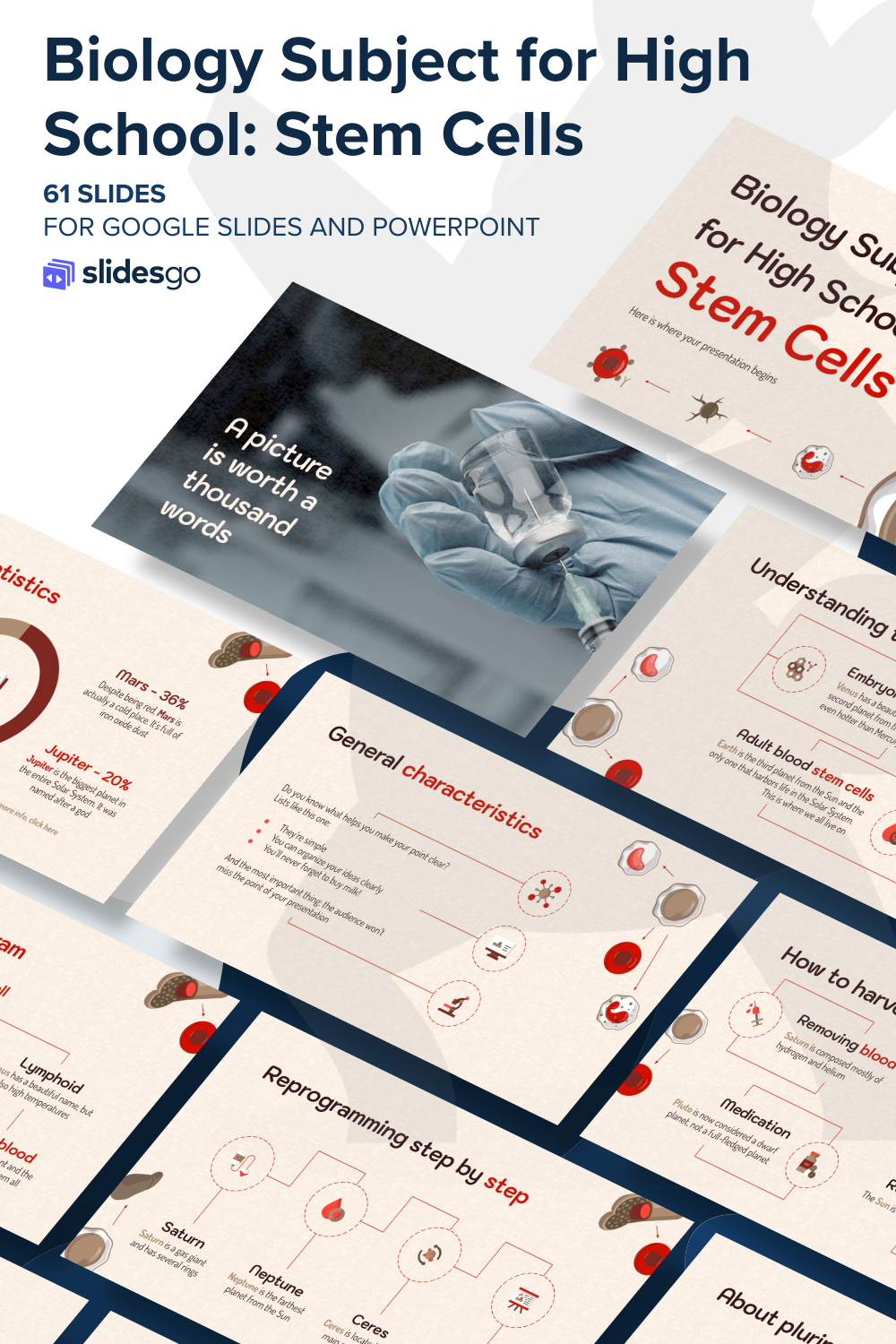 Biology for High School: Stem Cells | Google Slides & PPT