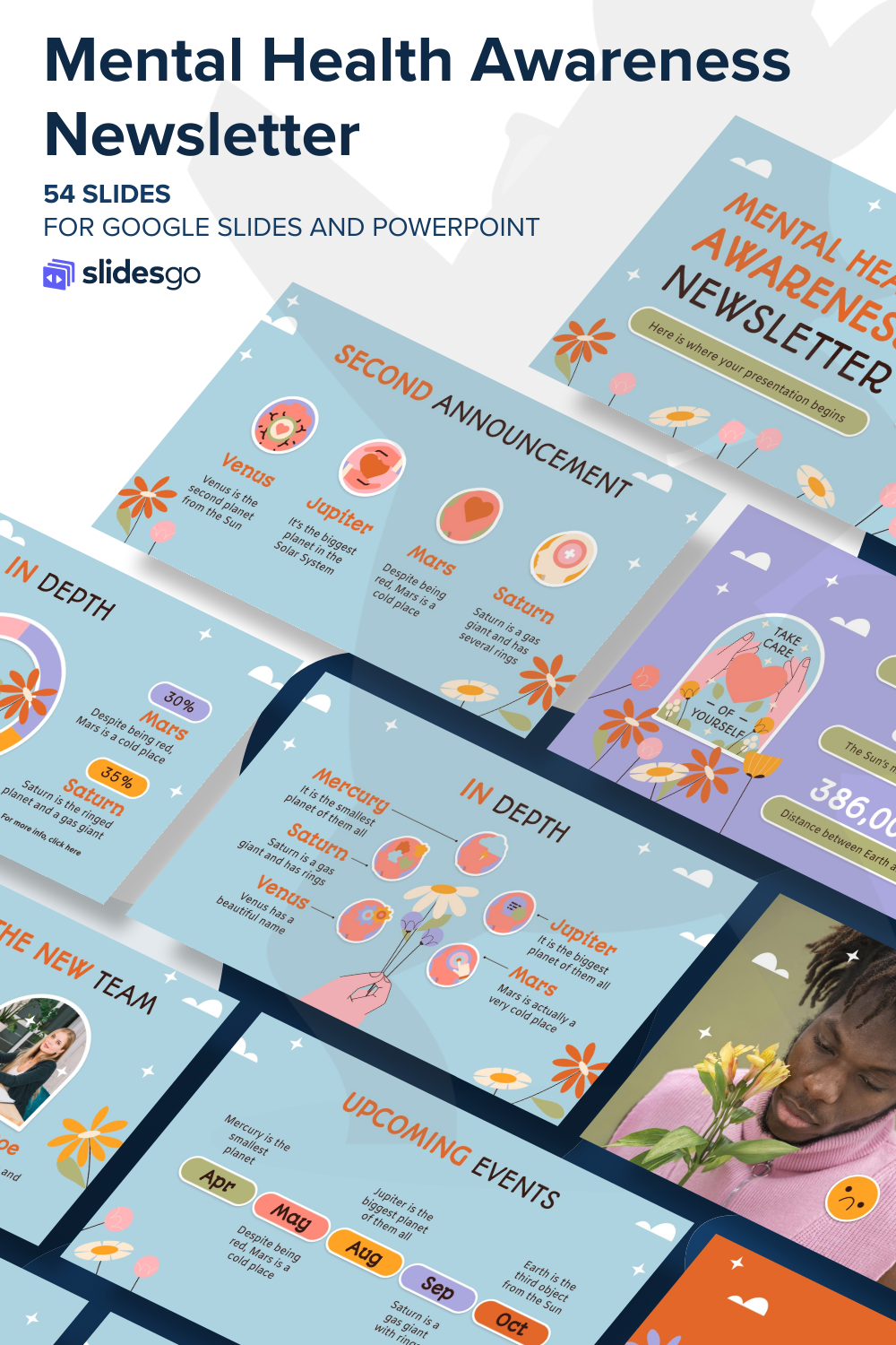 Mental Health Awareness Newsletter | Google Slides & PPT