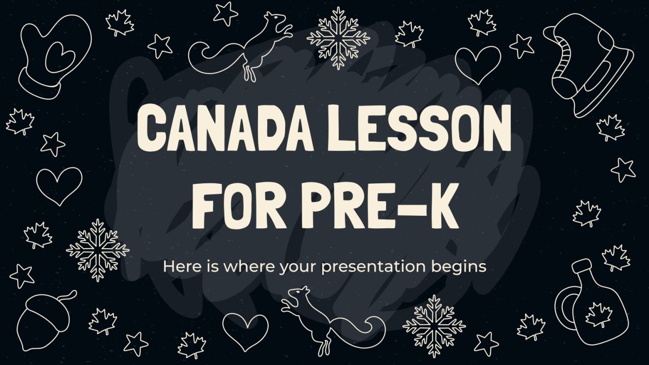 Canada Lesson for Pre-K | Google Slides & PowerPoint