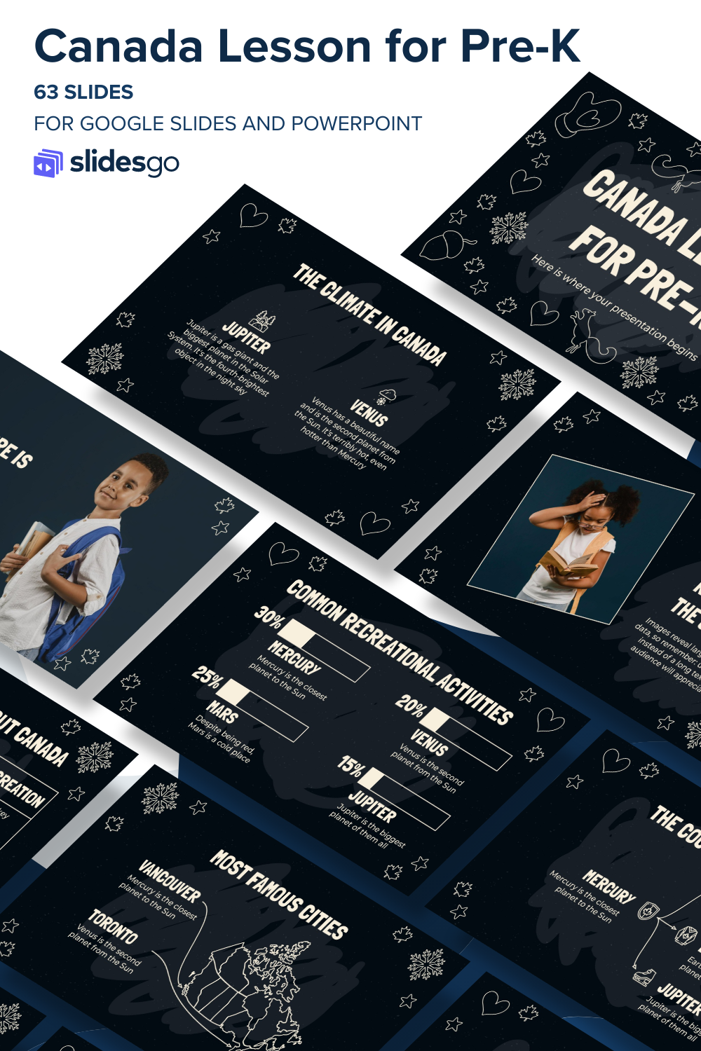 Canada Lesson for Pre-K | Google Slides & PowerPoint