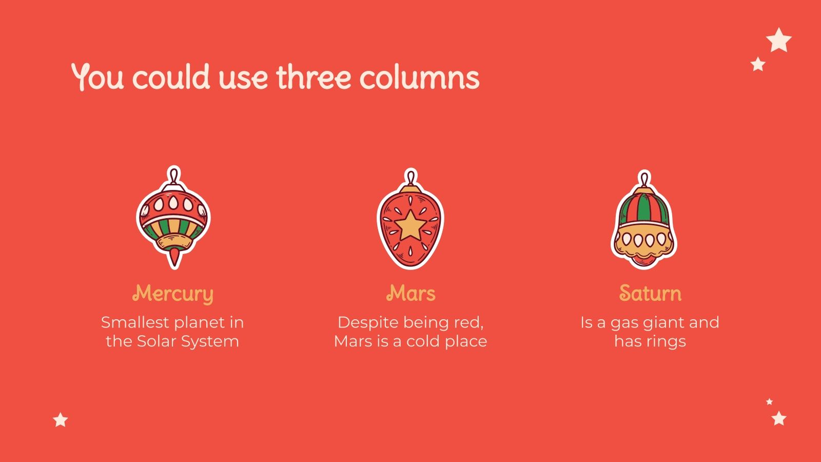 Stickers de Natal | Tema do Apresentações Google e PPT