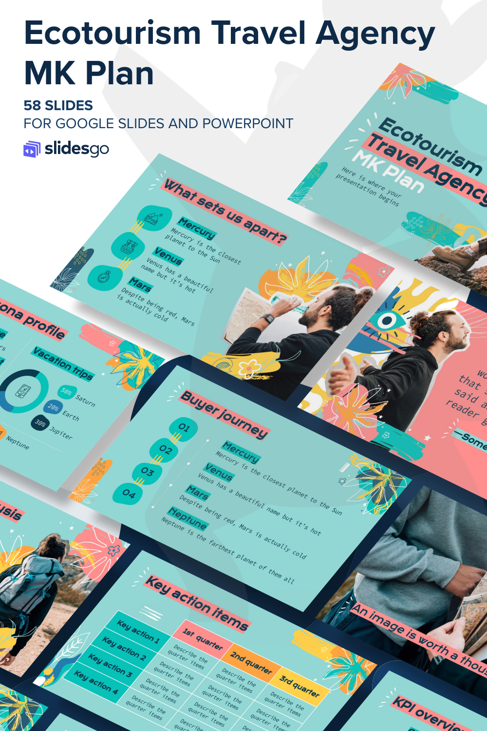 Ecotourism Travel Agency MK Plan | Google Slides