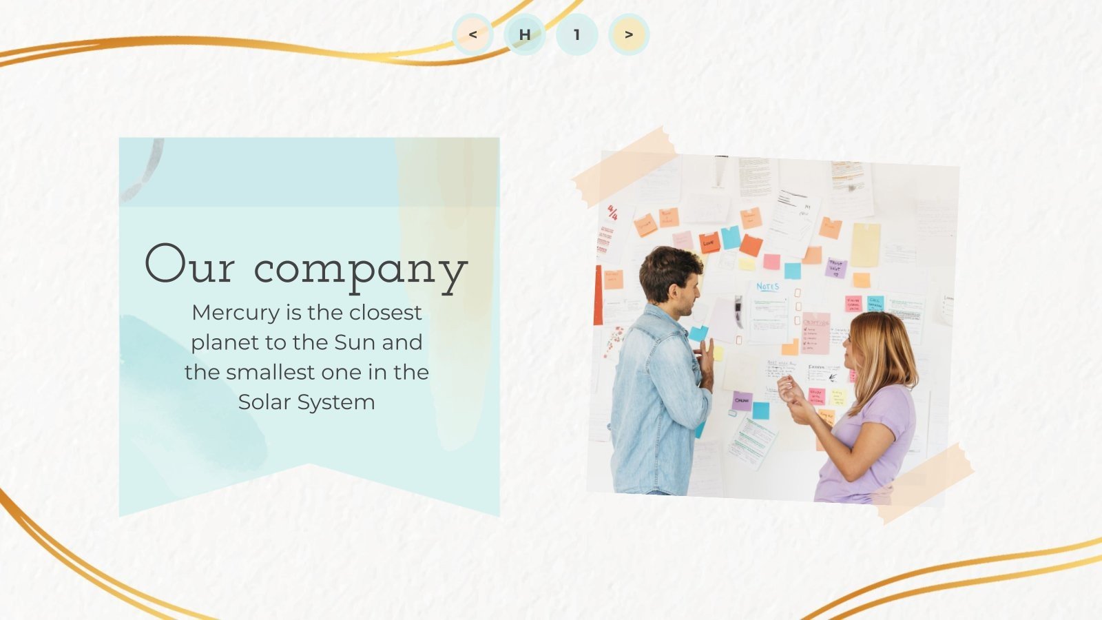 Watercolor Sticky Notes MK Plan | Google Slides & PPT