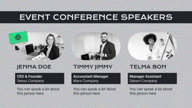 Conference Pitch on Business and Economics | Google Slides