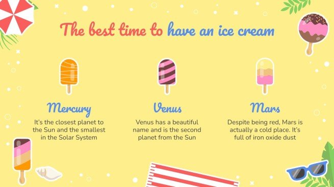 Ice Cream Month | Google Slides & PowerPoint template