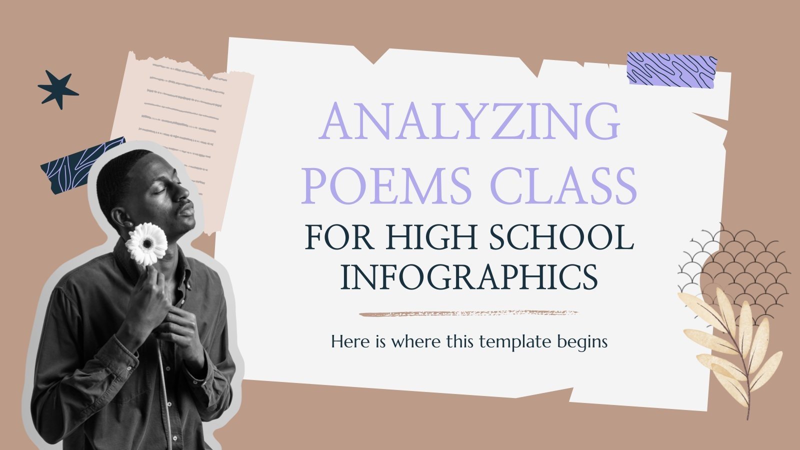 Analyzing Poems Class for High School Infographics