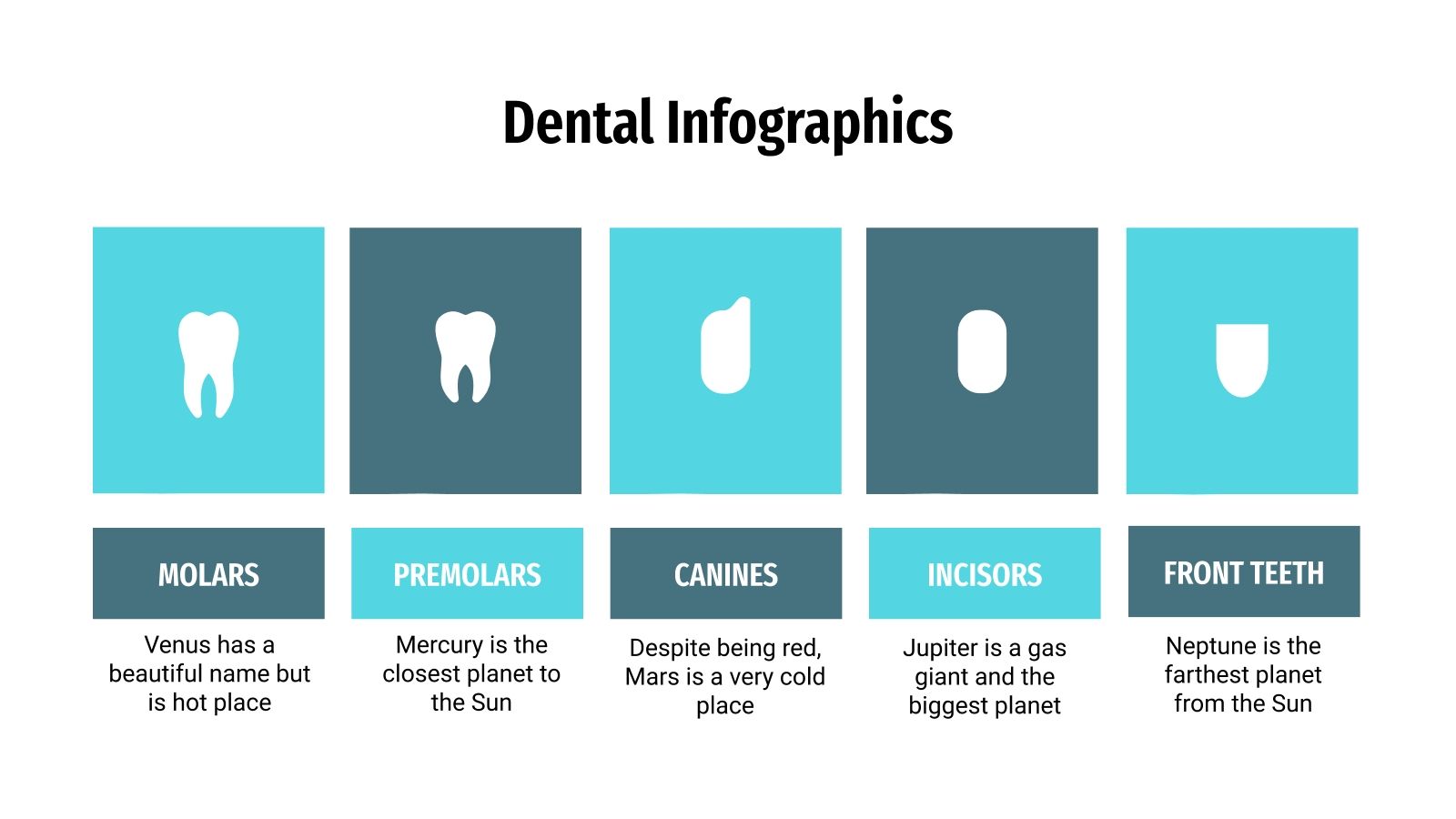 Dental infographics | Template for Google Slides & PowerPoint