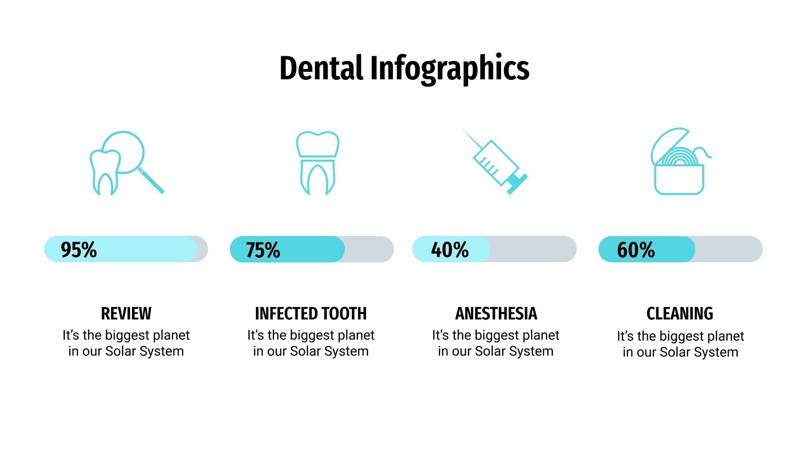 Dental infographics | Template for Google Slides & PowerPoint