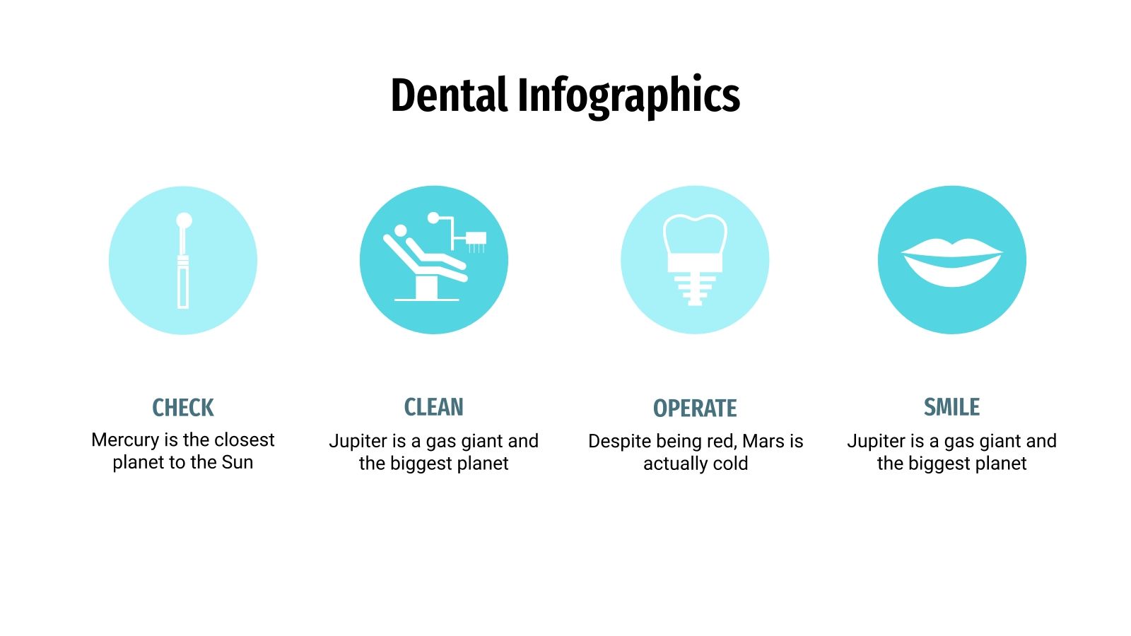 Dental infographics | Template for Google Slides & PowerPoint
