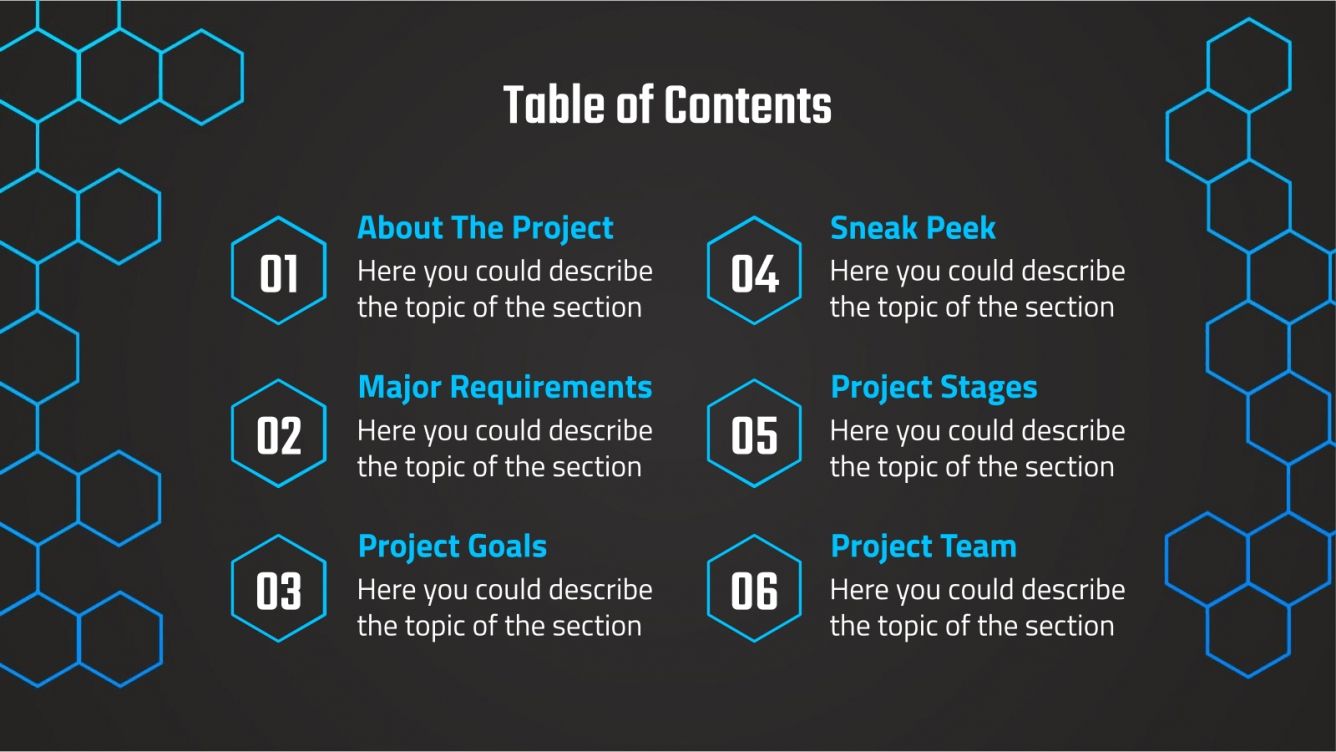 Honeycomb project proposal | Google Slides & PPT theme