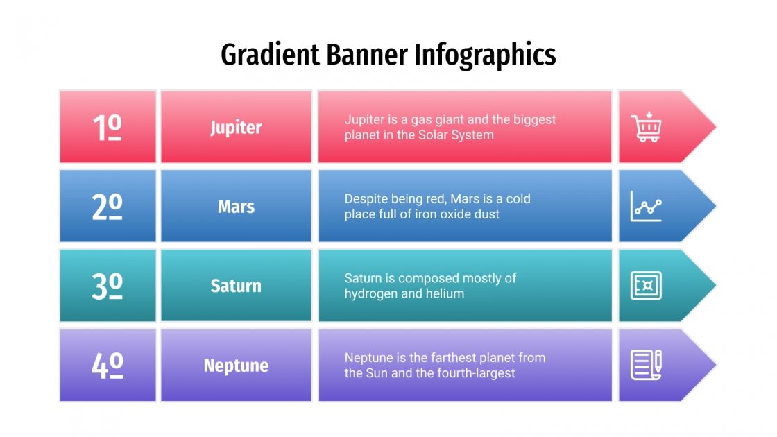 Gradient Banner Infographics | Google Slides &amp; PPT theme