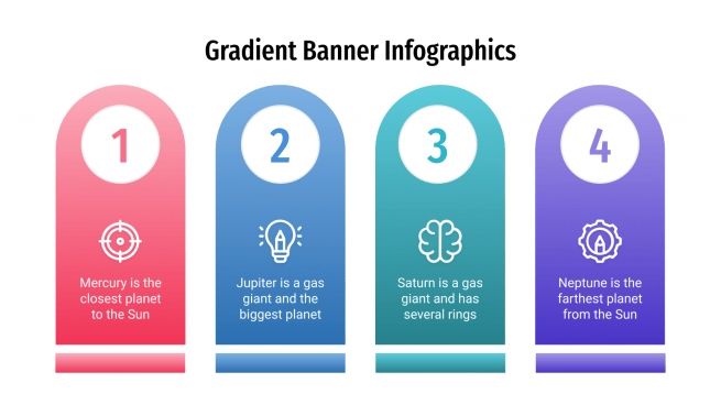Gradient Banner Infographics | Google Slides &amp; PPT theme