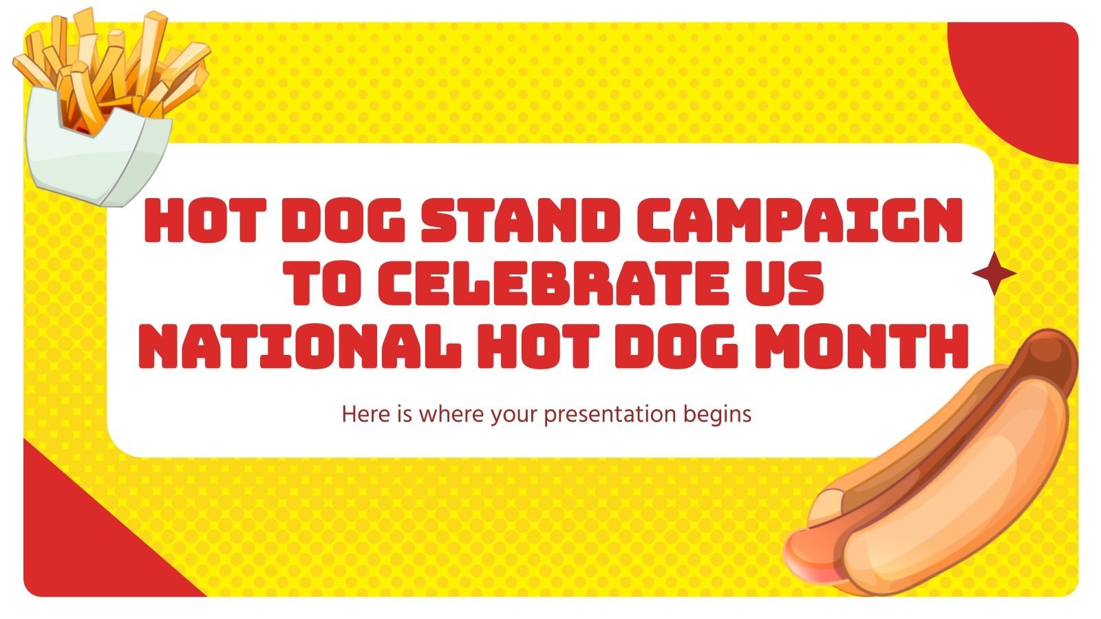Hot Dog Stand Campaign to Celebrate US National Hot Dog Month