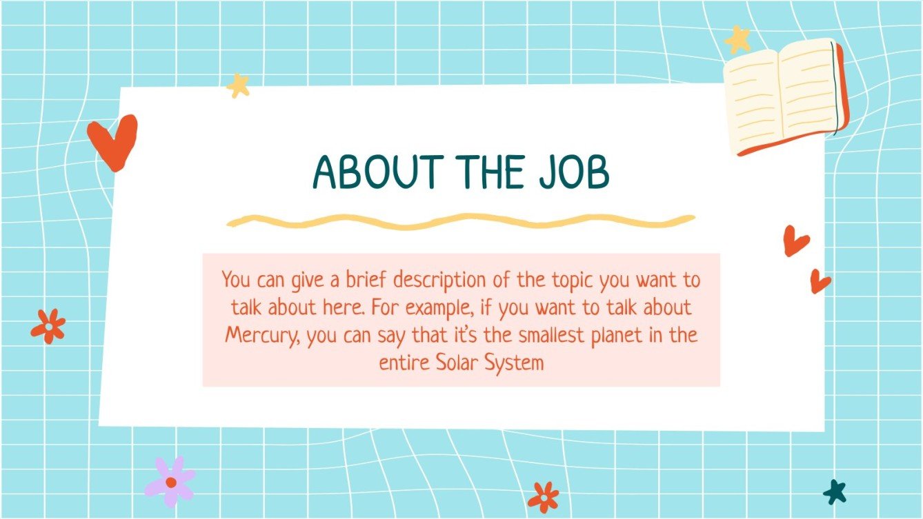 Pre-K Teacher Job Descriptions | Google Slides & PowerPoint